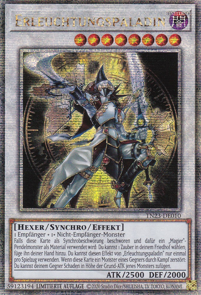 Erleuchtungspaladin - TN23-DE010 - Quarter Century Secret Rare - 1. Au
