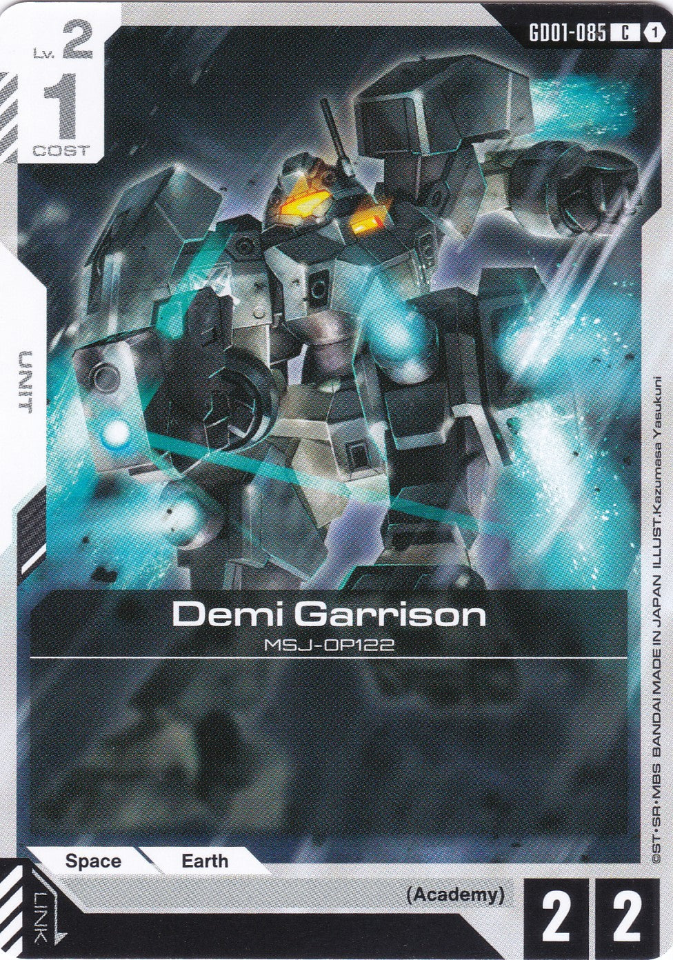 Demi Garrison MSJ-OP122 - GD01-085 - Common - Newtype Rising - GUNDAM