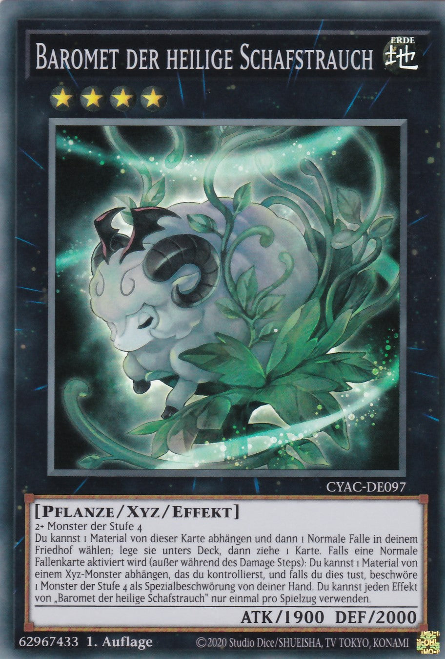 CYAC-DE097 - Baromet der heilige Schafstrauch - Super Rare - Deutsch