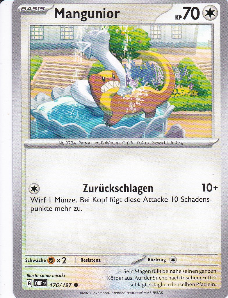 Mangunior - OBF 176 / 197 - Common - Karmesin & Purpur - Obsidianflamm