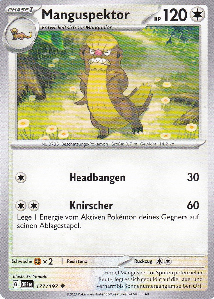 Manguspektor - OBF 177 / 197 - u - Karmesin & Purpur - Obsidianflammen