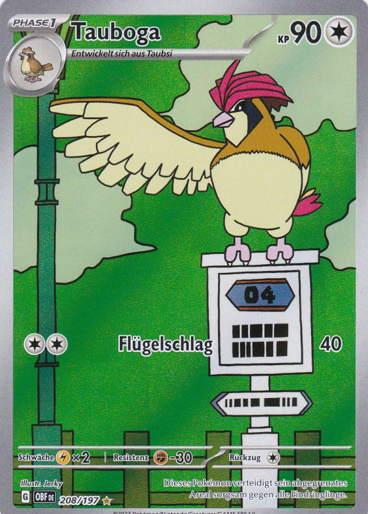Tauboga - OBF 208 / 197 - Illustration Rare - Karmesin & Purpur - Obsi