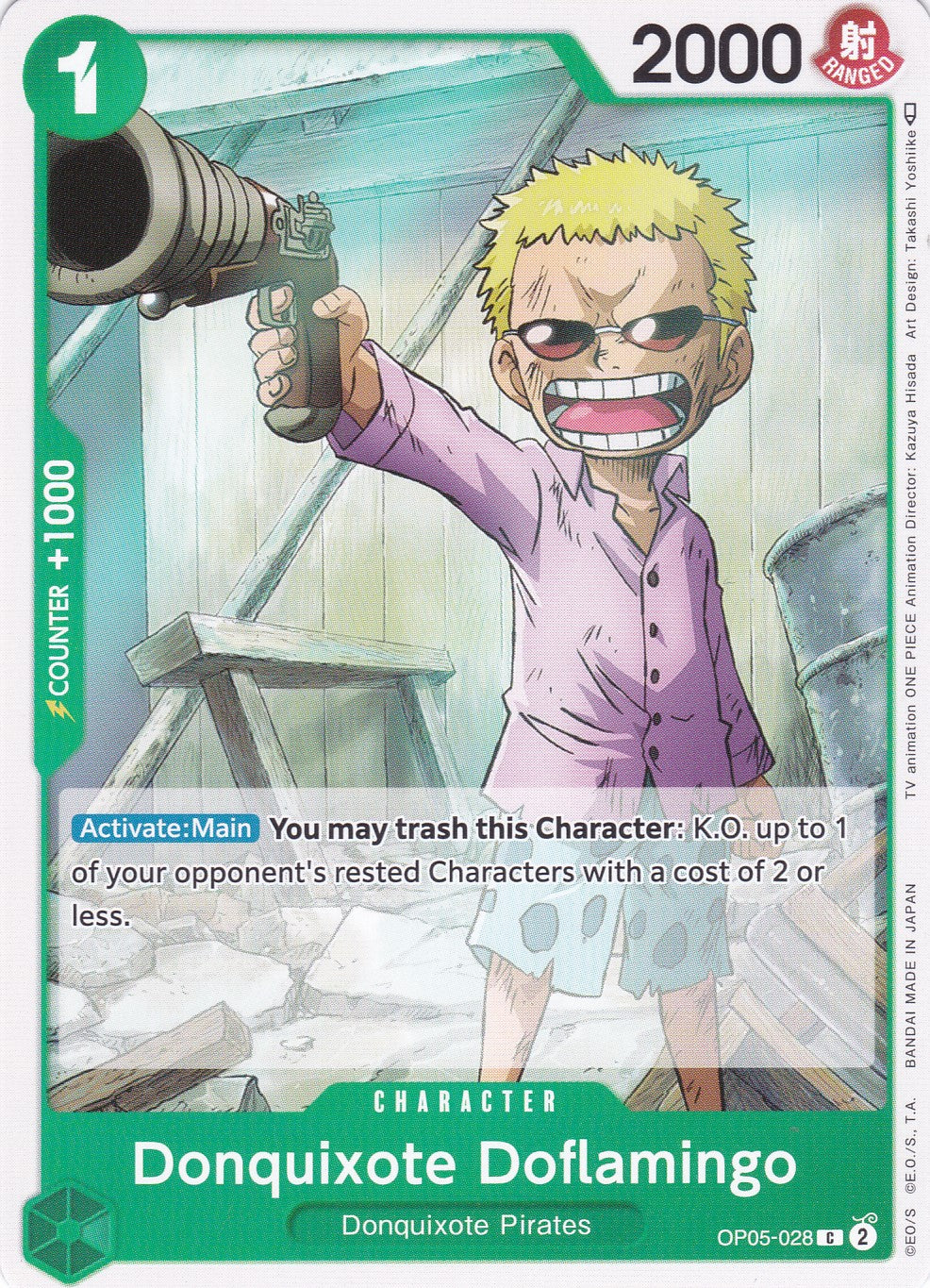 Donquixote Doflamingo (OP05-028) - Common - Awakening of the New