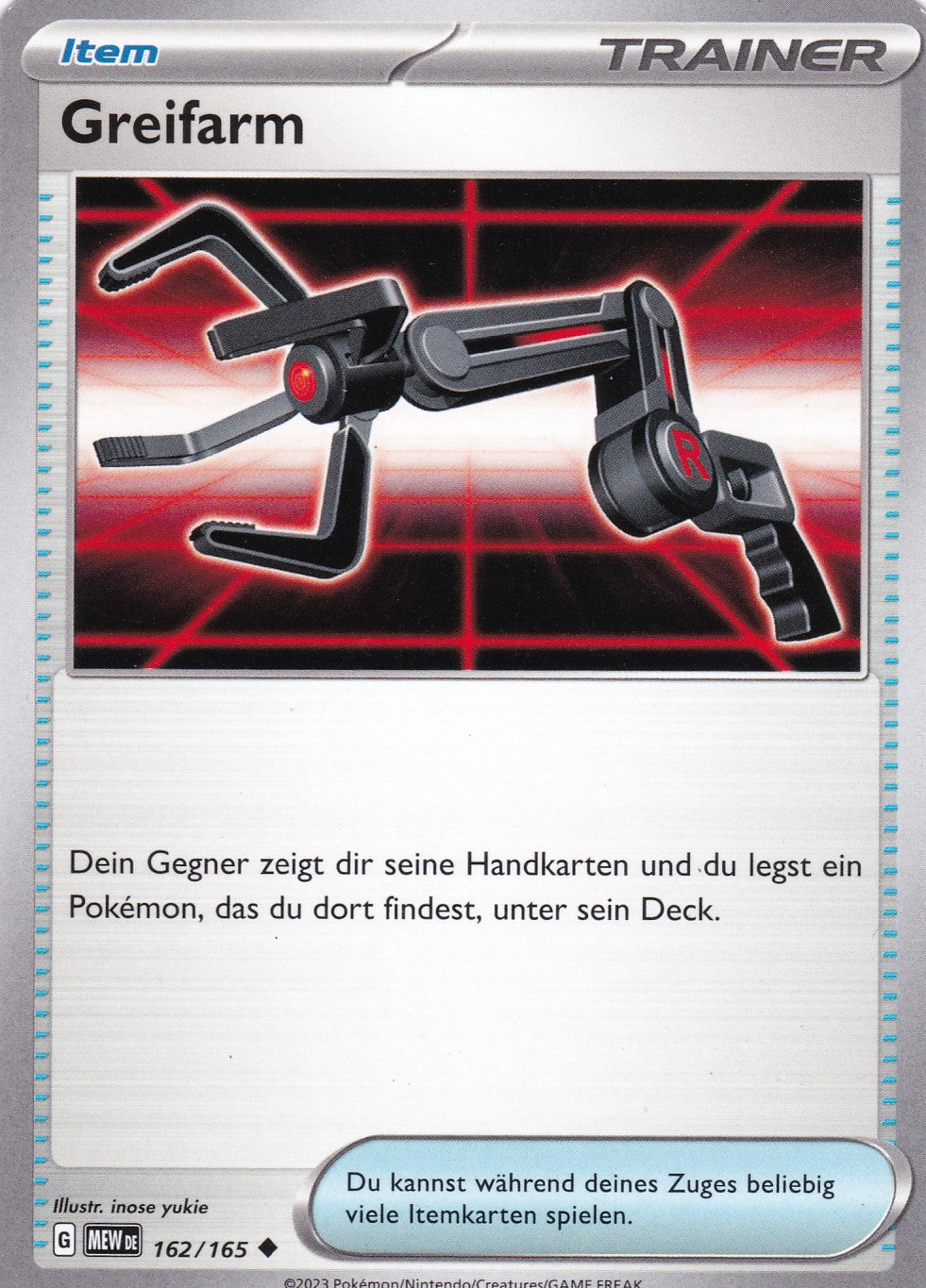 Greifarm - 162 / 207 - Uncommon - Karmesin & Purpur – 151 - Pokemon