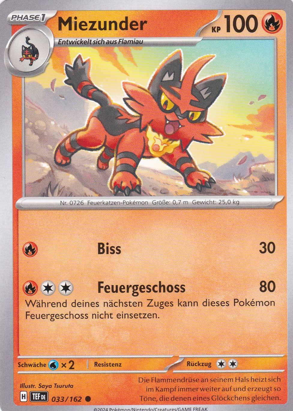 Miezunder - 33 / 218 - Common - Gewalten der Zeit - Pokemon