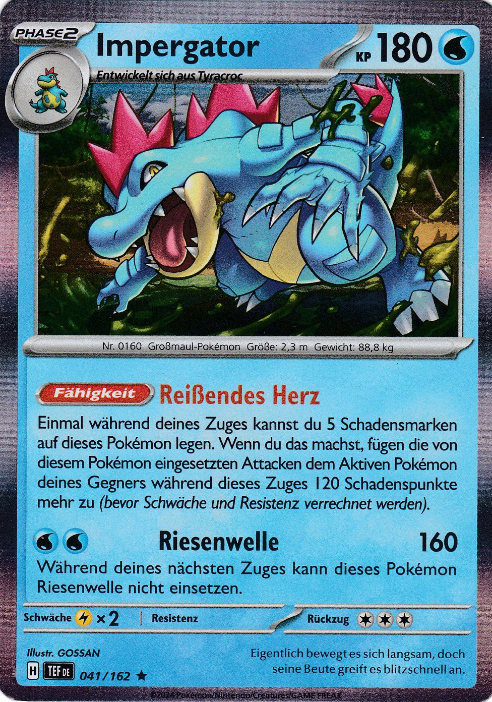 Impergator - 41 / 218 - Rare - Gewalten der Zeit - Pokemon