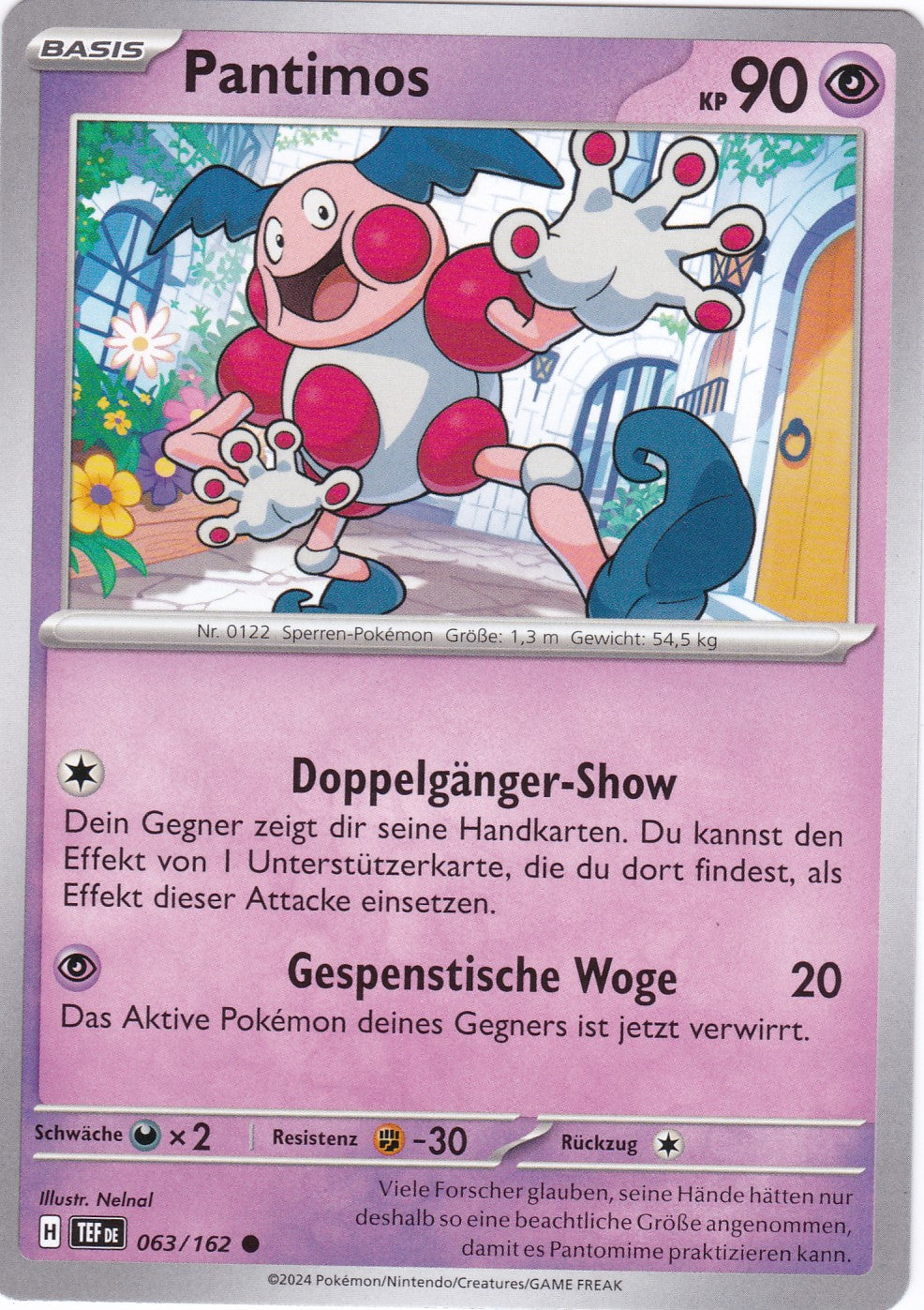 Pantimos - 63 / 218 - Common - Gewalten der Zeit - Pokemon