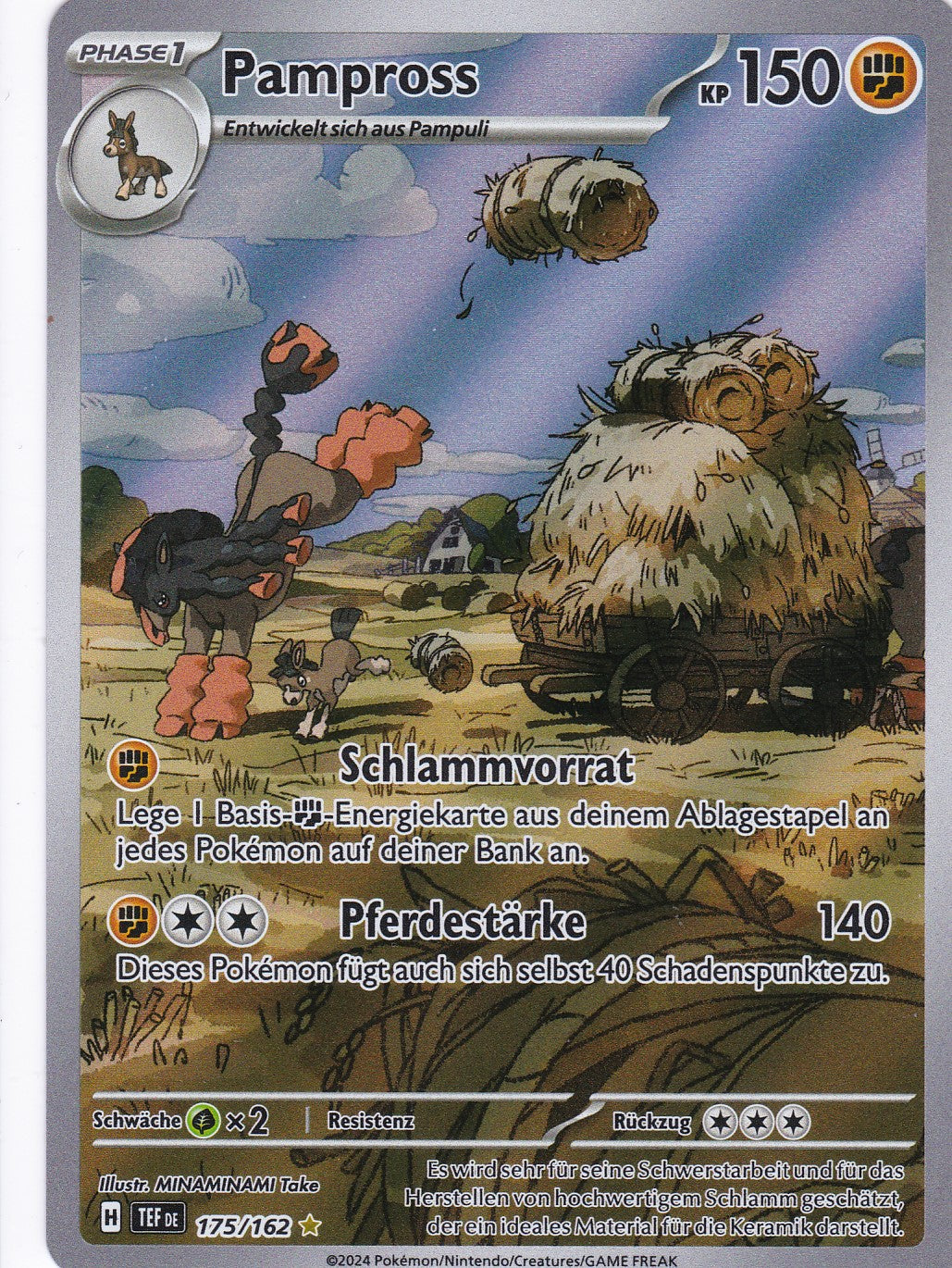 Pampross - 175 / 218 - Illustration Rare - Gewalten der Zeit - Pokemon
