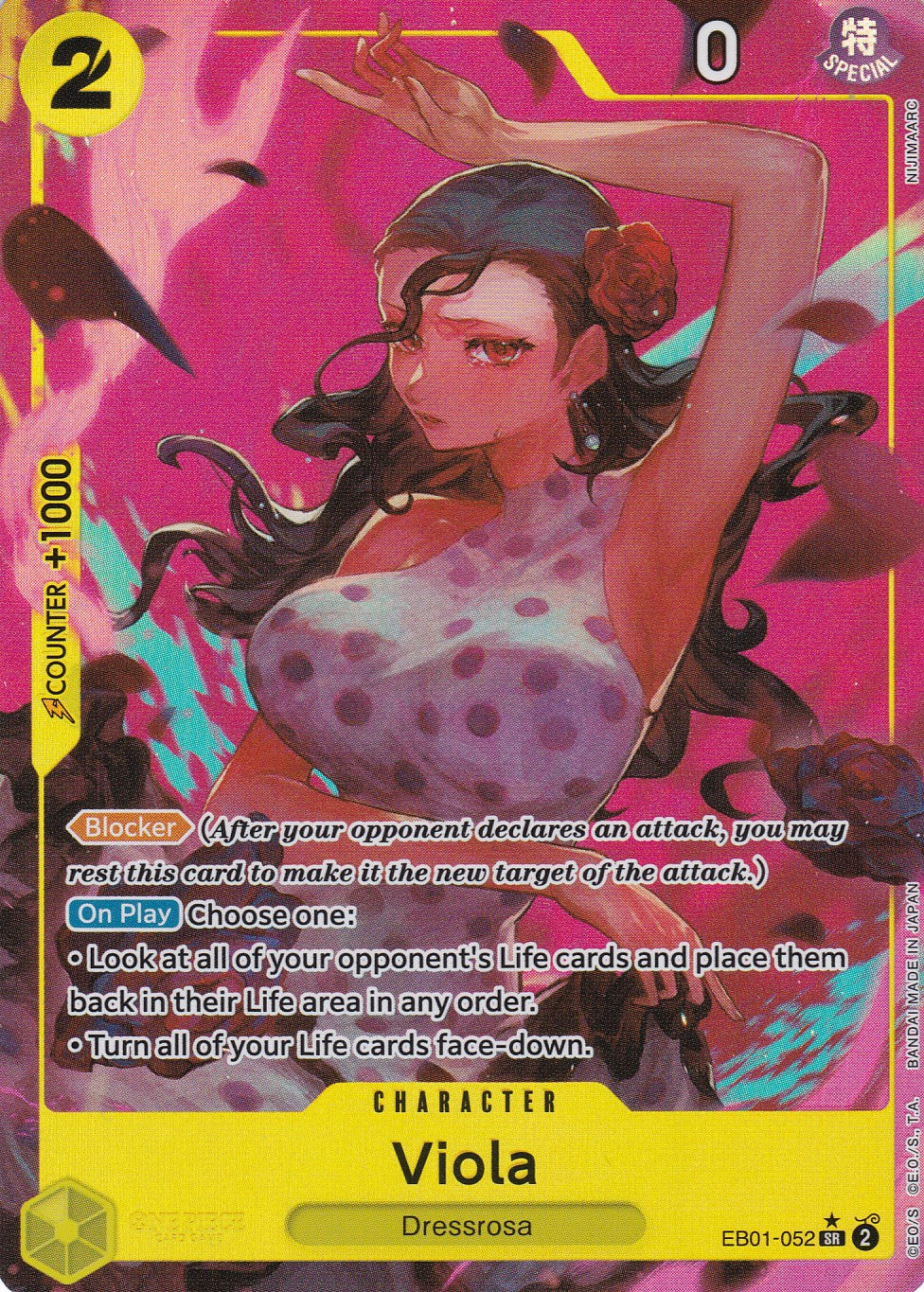 Viola (EB01-052) (V.2) - Alternatives Artworkt - Super Rare - Memorial